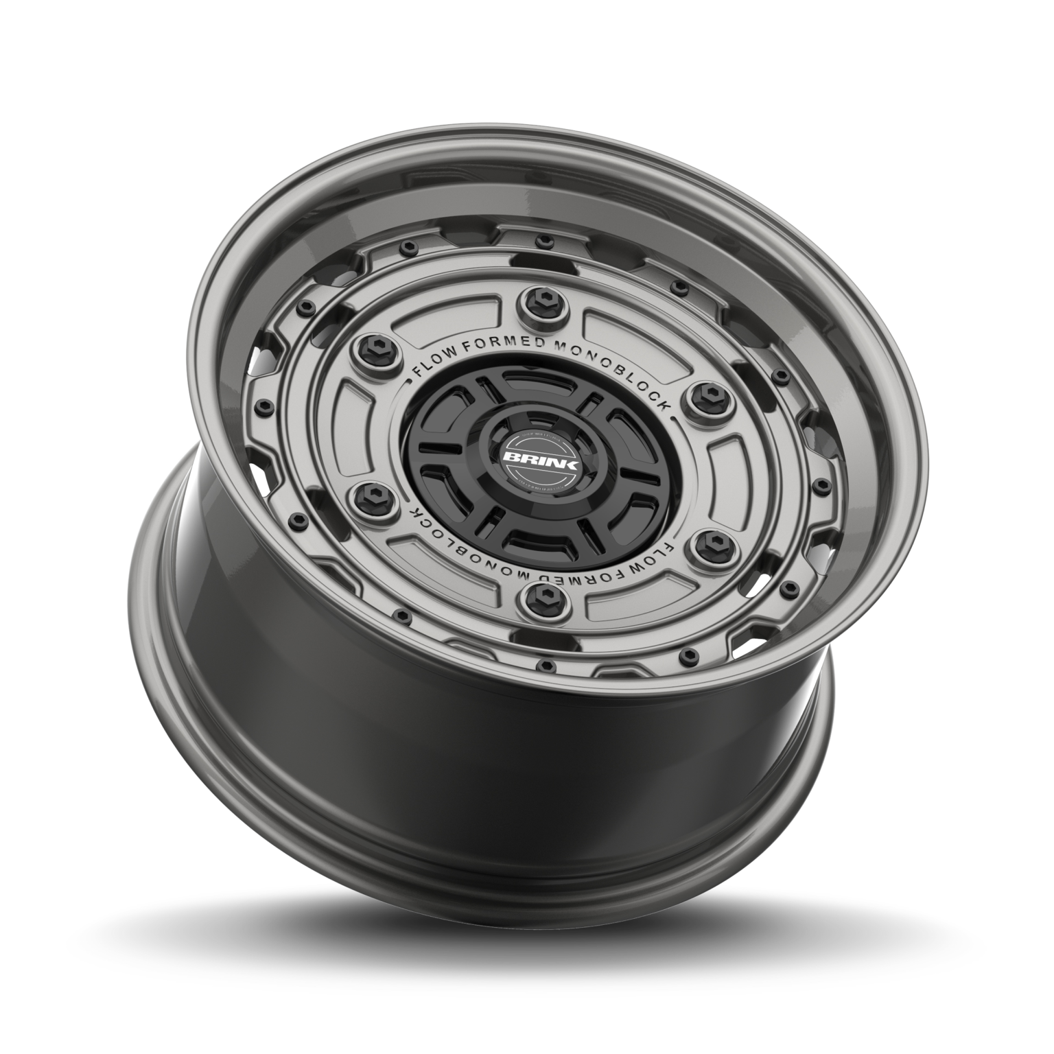 BRINK B403 Barracks Vivid Titanium Flow Formed Wheels